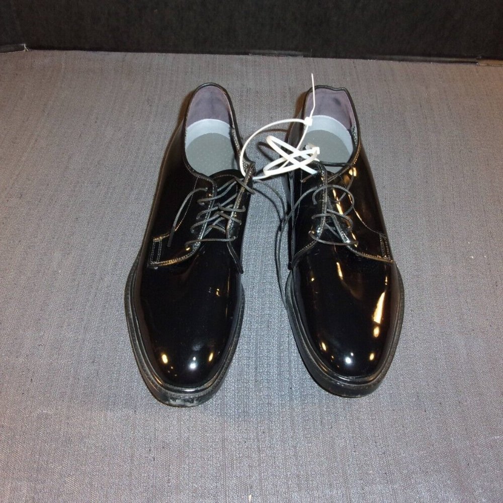 New Capps Airlite Uniform Patent Leather Black Milita… - Gem